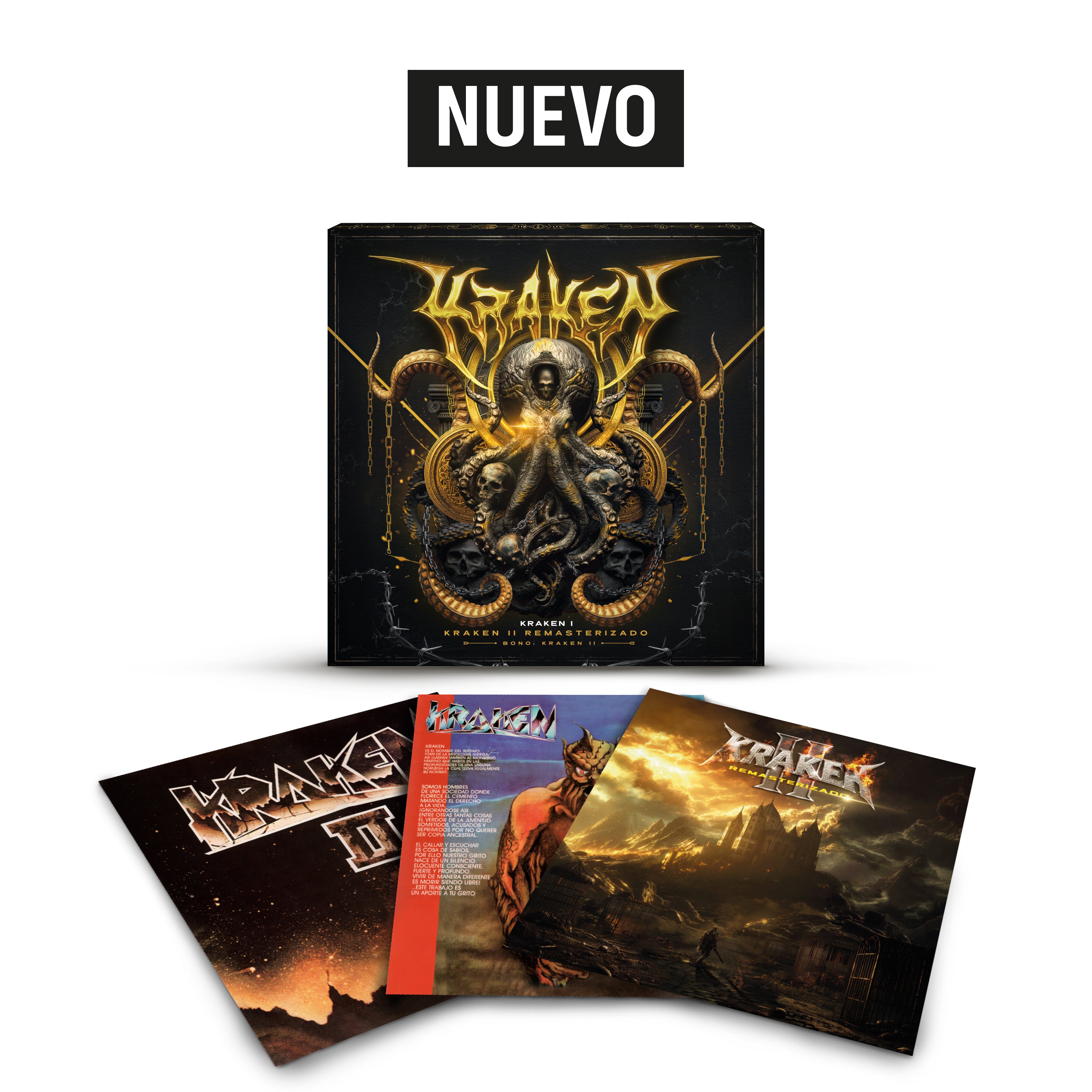 Vinilos Lp - Box sets 3 vinilos (Kraken I Kraken II y Kraken II remast ...